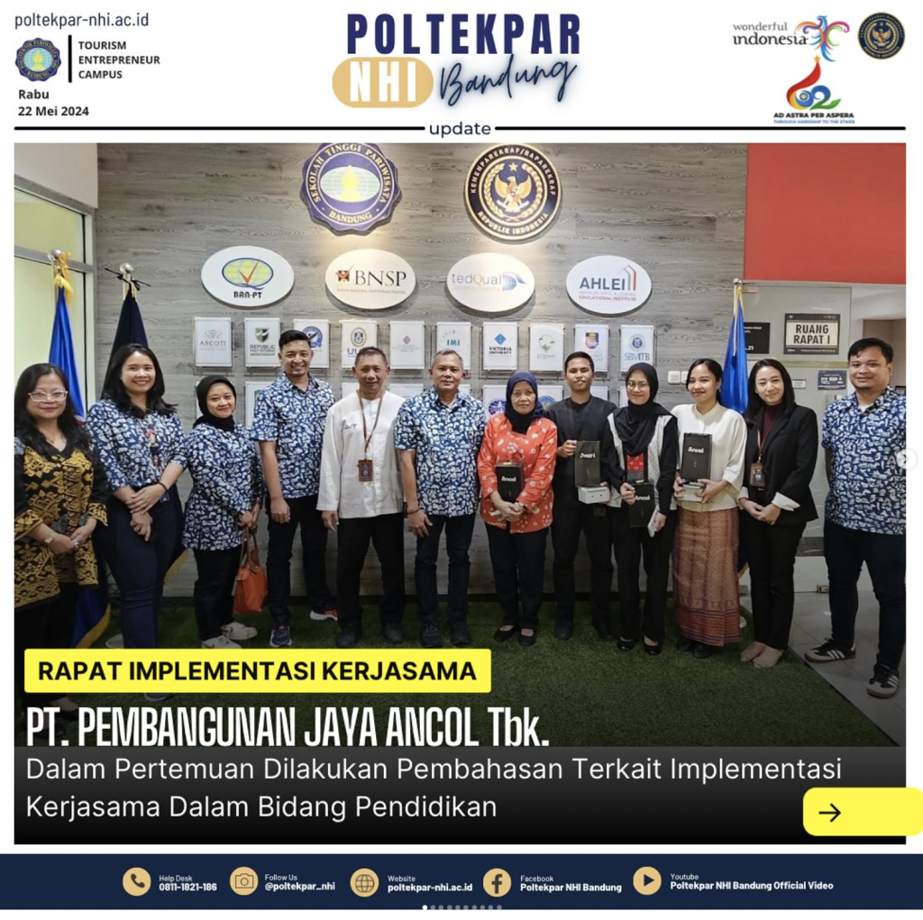 Menerima Kunjungan PT. Pembangunan Jaya Ancol Tbk. - Politeknik ...